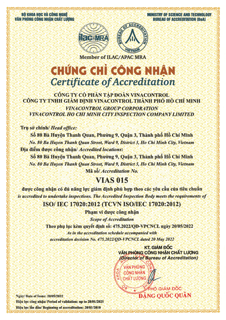 Trang chủ - Vinacontrol