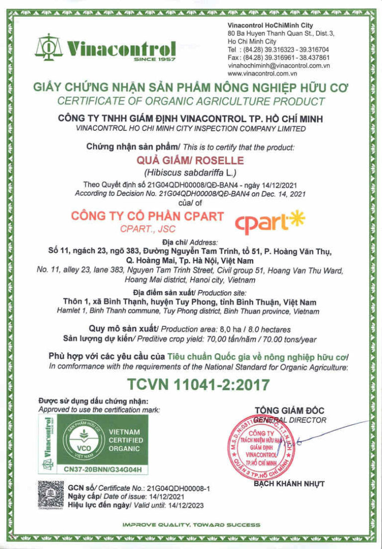 Chứng nhận sản phẩm hợp chuẩn - Vinacontrol